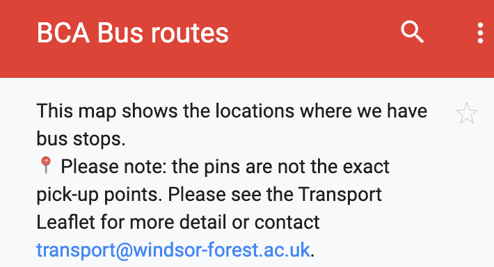 Travel To BCA | Directions To The Campus | Berkshire